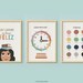 Spanish Classroom Art, Set of 21, Kids Wall Art, Boho Educational Wall ...