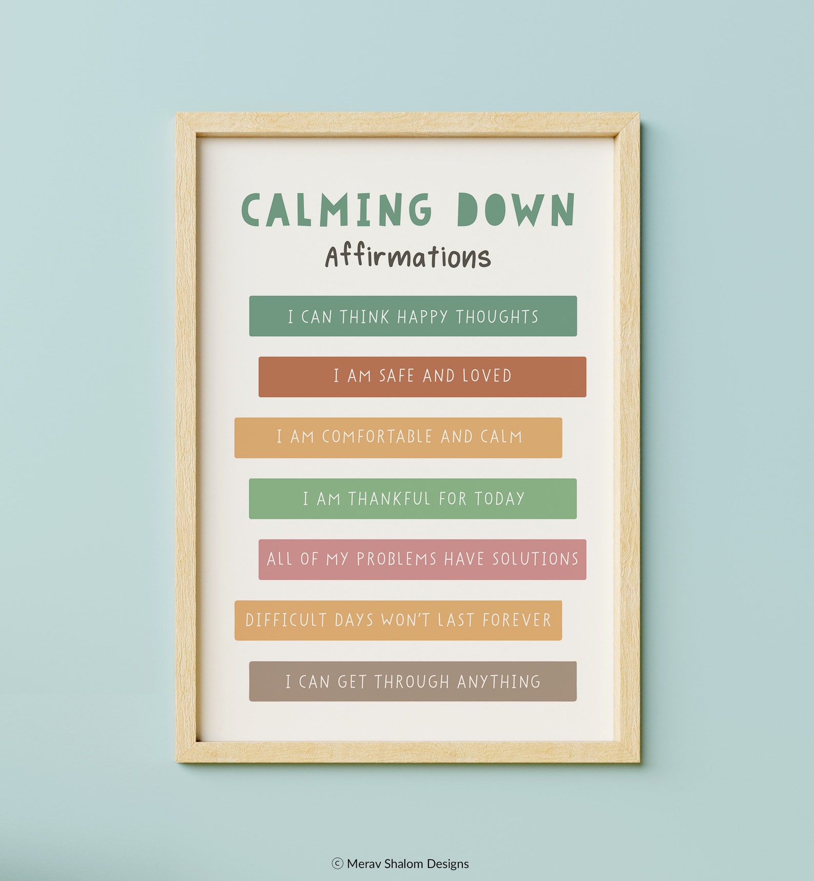 Calming Strategies Print Set Calming Corner Sign calm Down - Etsy
