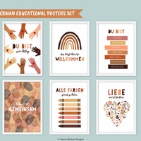 German Shapes Poster German Preschool Worksheets Printable Geometric ...