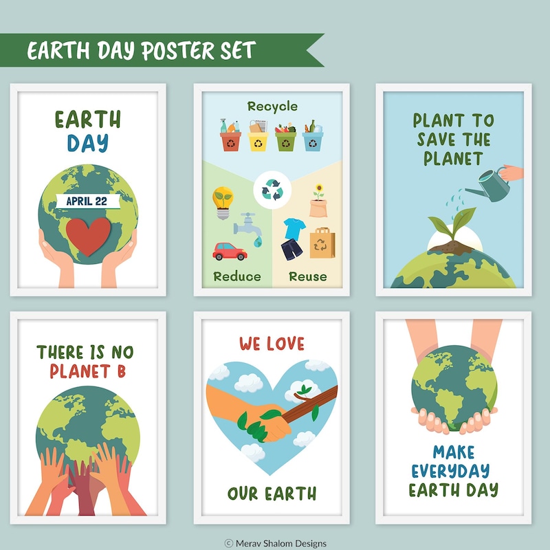Save the Earth Poster - Etsy
