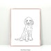 Goldendoodle Line Art Set - INSTANT DOWNLOAD - Etsy Canada