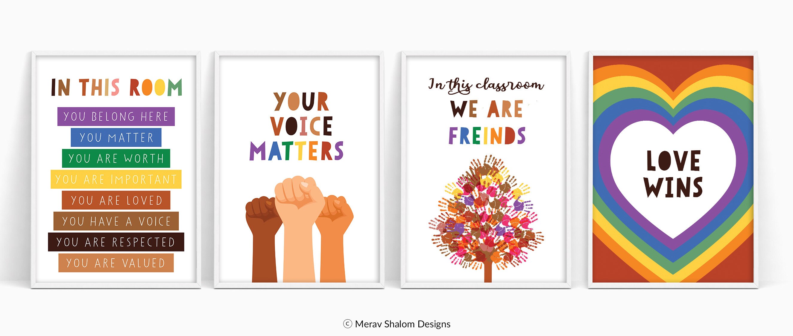Diversity & Pride Classroom Posters – Bundle of 16, LGBTQ Inclusion ...