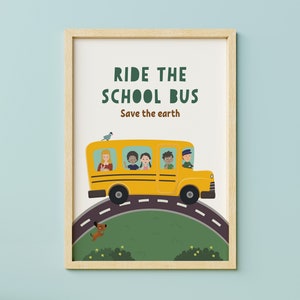 Earth Day Posters, Classroom Art, Set of 6, Save the Earth Art, Kids ...