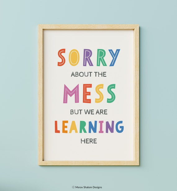 Sorry Teacher Posters