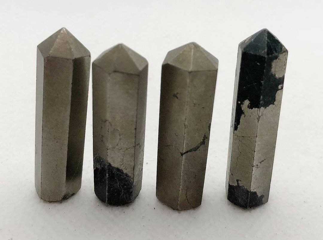 Miniature Pyrite Point, Tower, Obelisk, for Wealth, Good Luck, Health ...