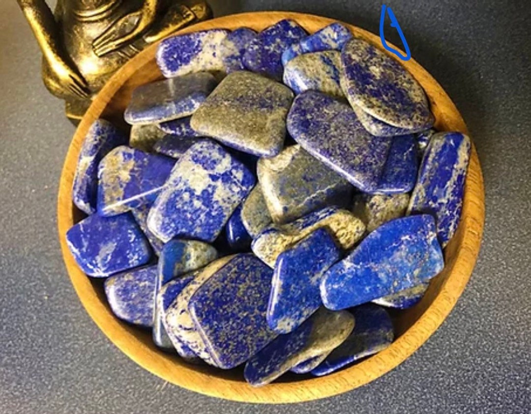 Tumbled Lapis Lazuli Slices - Etsy