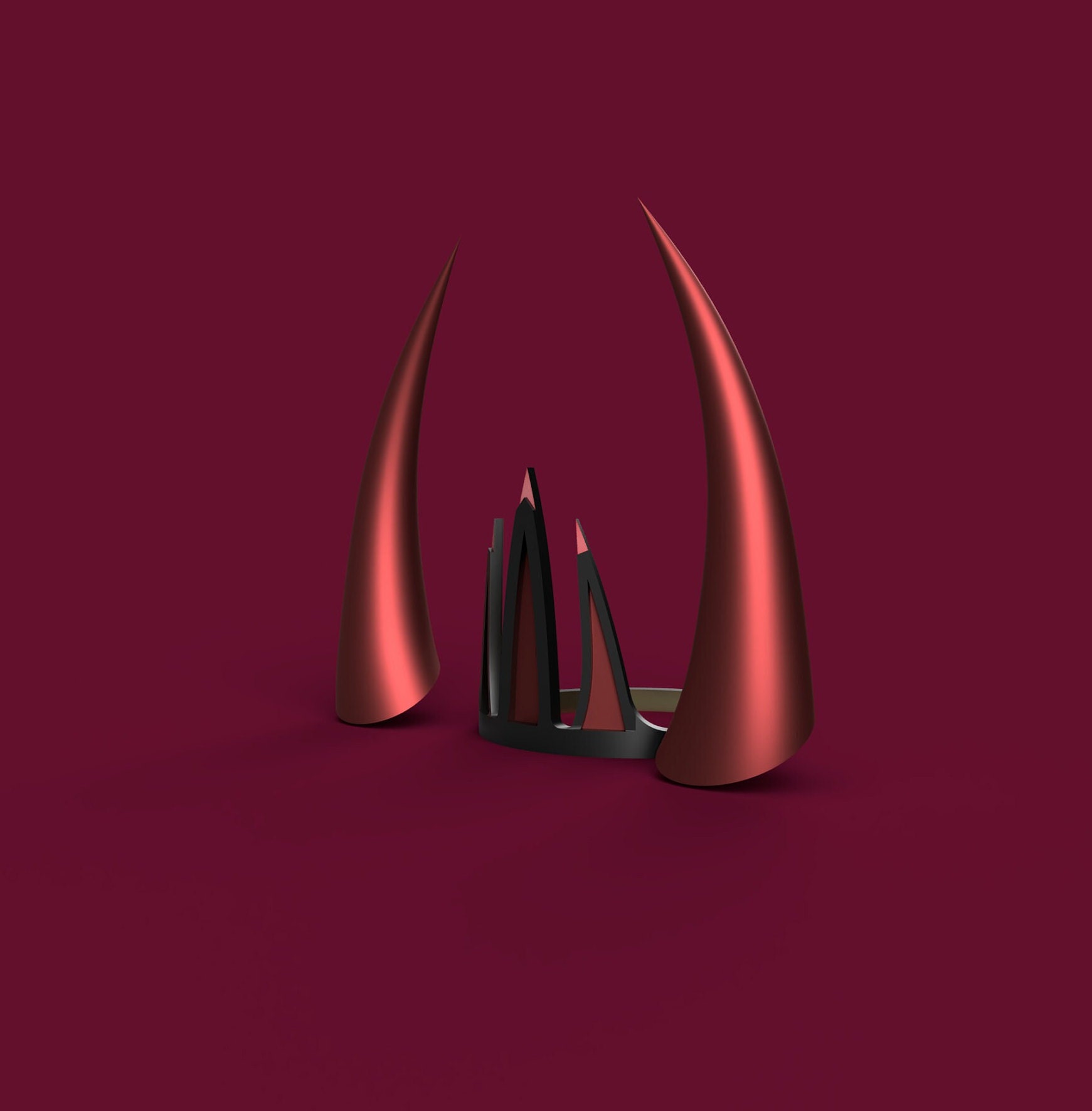 Charlie Hazbin Hotel Accessories Cosplay 3D Print Model Horns Crown - Etsy