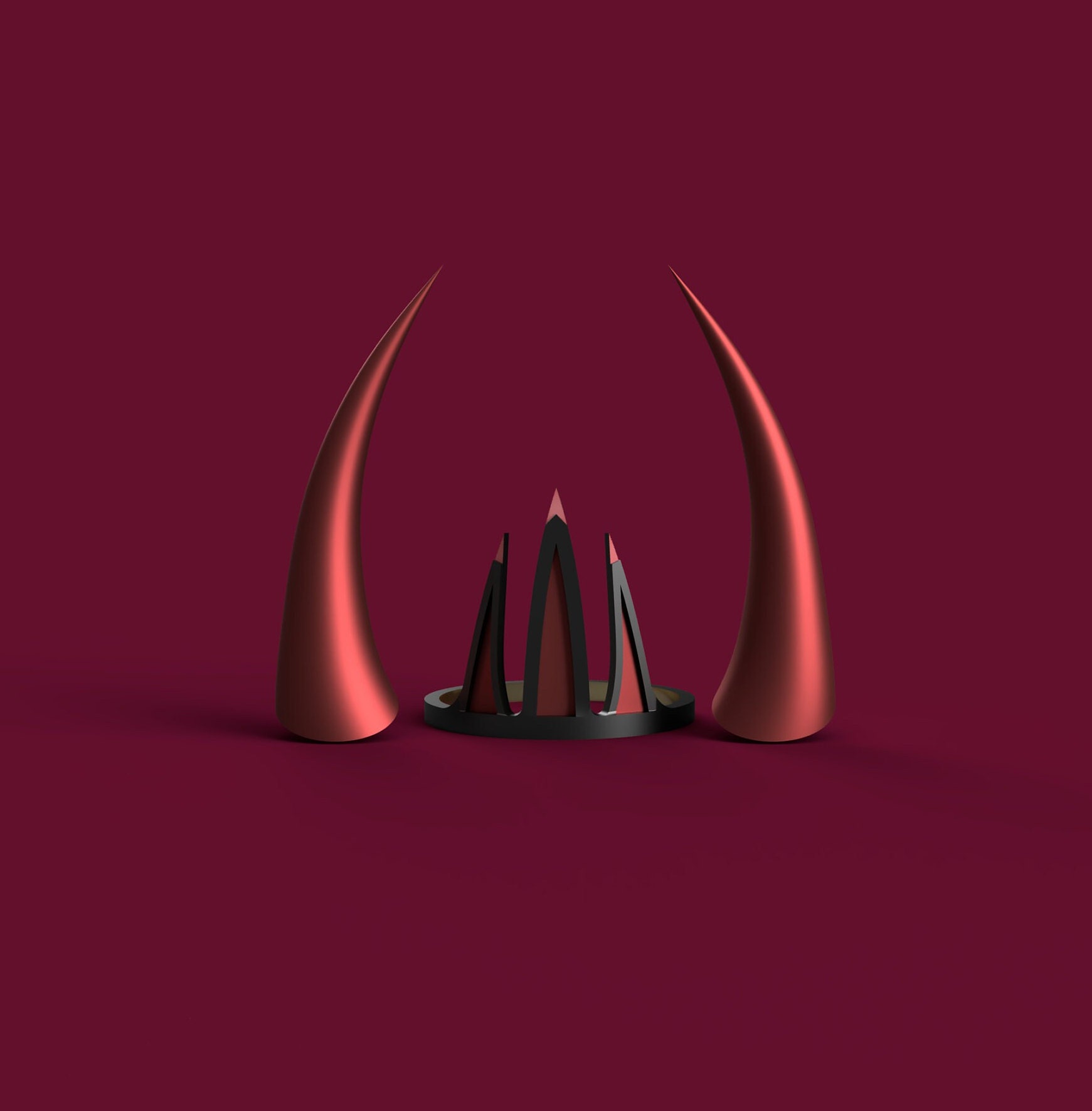 Charlie Hazbin Hotel Accessories Cosplay 3D Print Model Horns Crown - Etsy