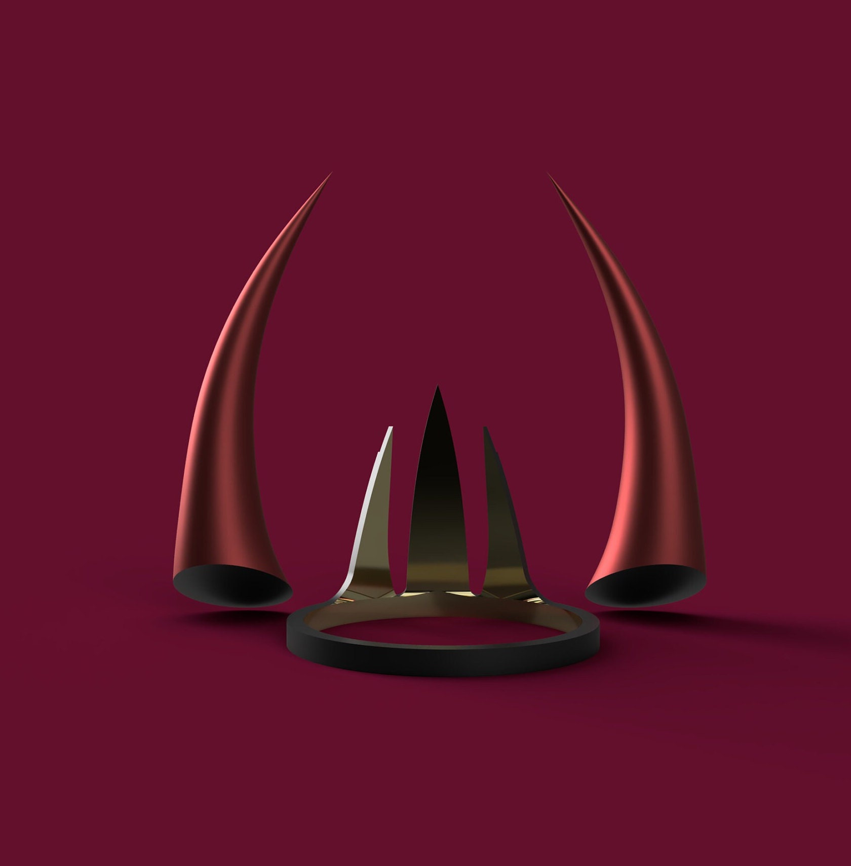 Charlie Hazbin Hotel Accessories Cosplay 3D Print Model Horns Crown - Etsy