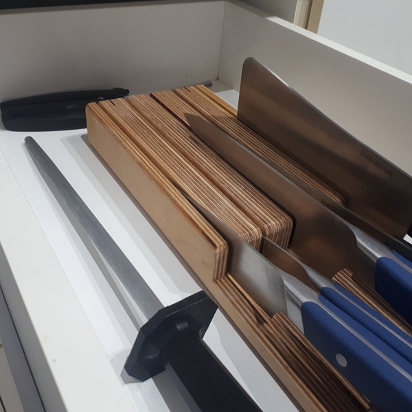 Knife Block - Etsy