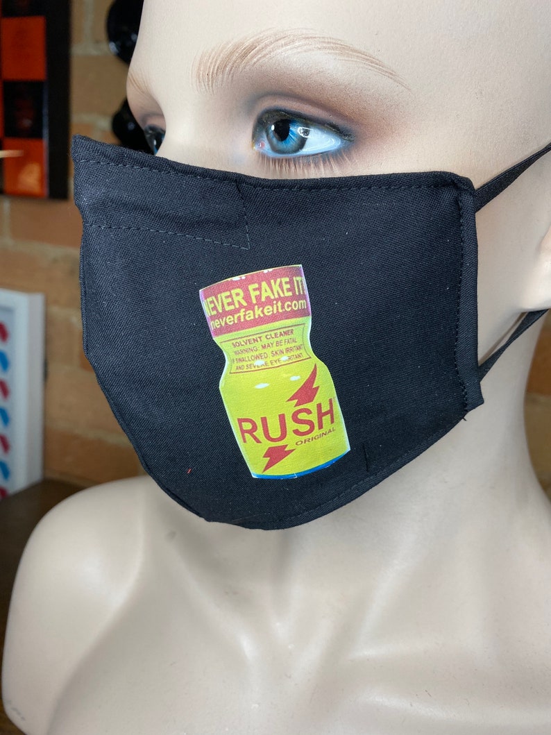Rush Poppers Face Mask | Etsy