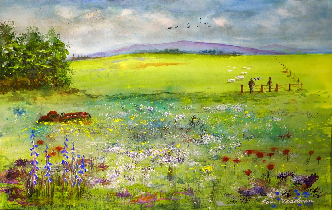 Summer Meadow. - Etsy