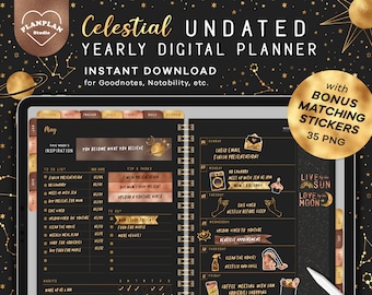 Digital Planner, iPad Planner, Goodnotes Planner in Scrapbook Vintage ...