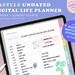 Digital Life Planner Goodnotes Planner Undated in Pastel - Etsy