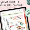 Digital Life Planner, Goodnotes Planner Undated in Pastel, iPad Planner ...