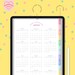 Digital Life Planner Goodnotes Planner Undated in Pastel | Etsy