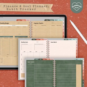 Digital Planner, iPad Planner, Goodnotes Planner in Scrapbook Vintage ...