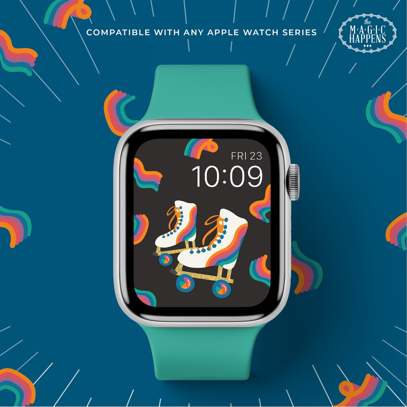 Pride Month Apple Watch Face Gay Pride Apple Watch Wallpaper | Etsy