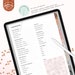 Digital Life Planner, Goodnotes Planner Undated, Rosegold Pastel ...