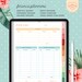 Undated Digital Planner Tropical Digital Life Planner Floral - Etsy