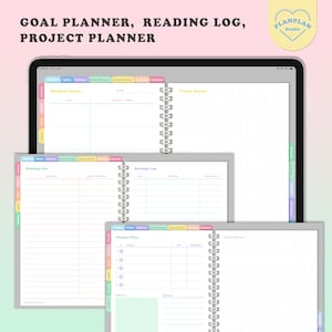 Homeschool Digital Planner in Pastels, Learning at Home Digital Planner ...