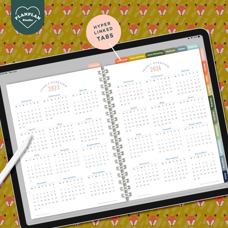 Homeschool Digital Planner Learning at Home Digital Planner - Etsy