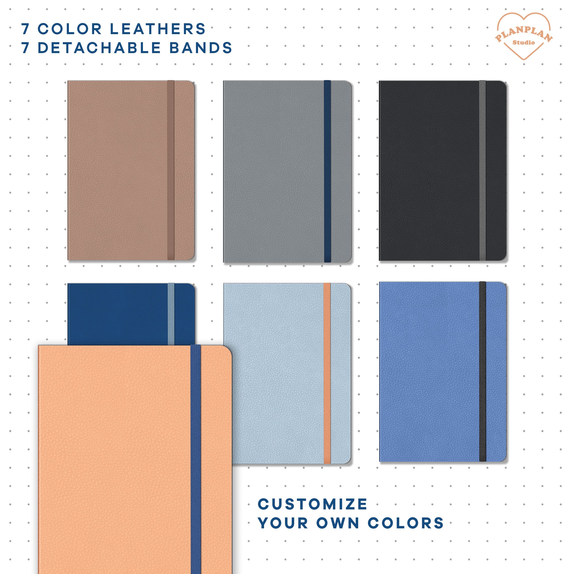 Leather Digital Planner Cover for GoodNotes Notability A4 | Etsy