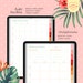Undated Digital Planner Tropical Digital Life Planner Floral - Etsy