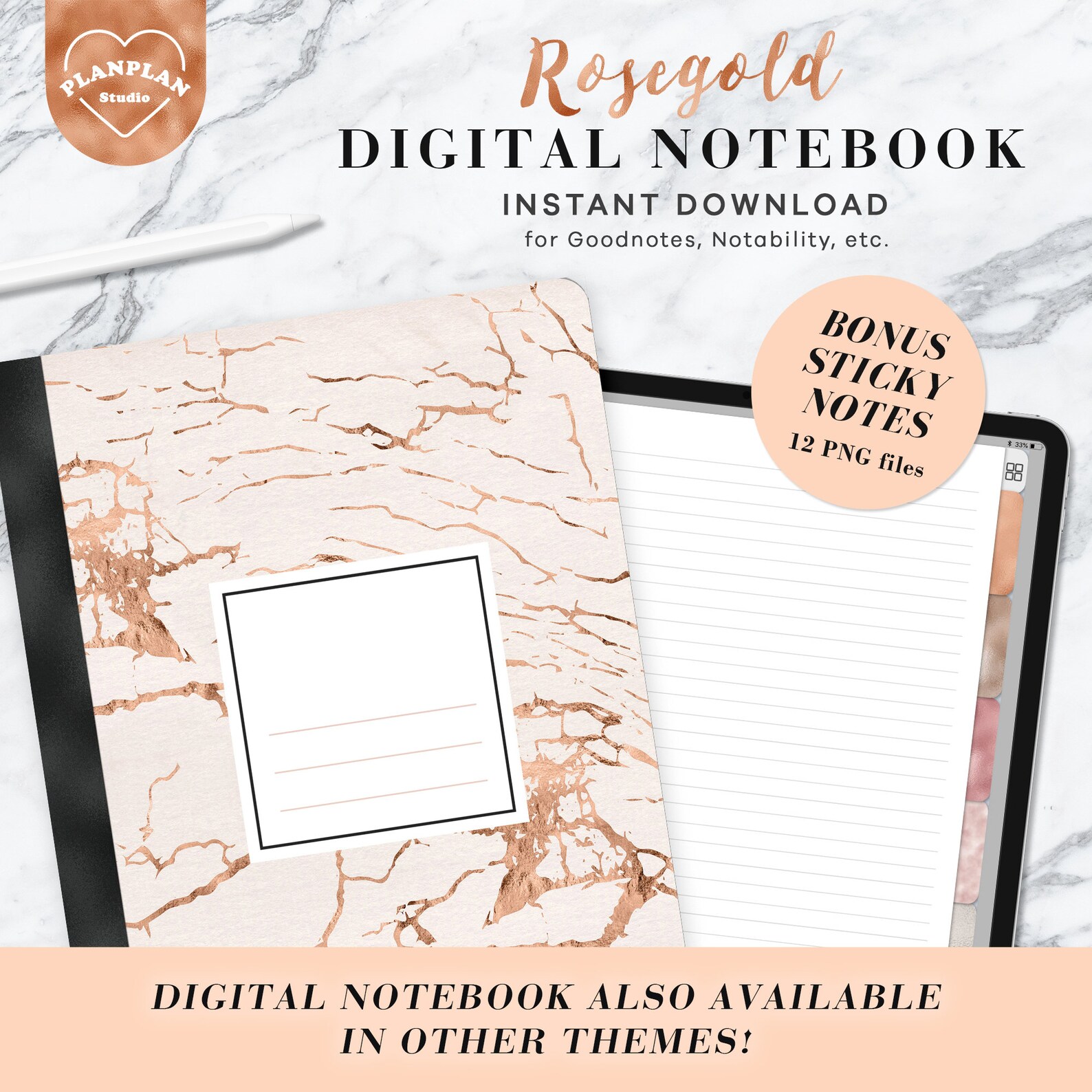 Digital Notebook Foxy Fall Goodnotes Notebook in Autumn - Etsy