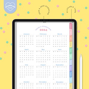 Digital Life Planner, Goodnotes Planner Undated in Pastel, iPad Planner ...