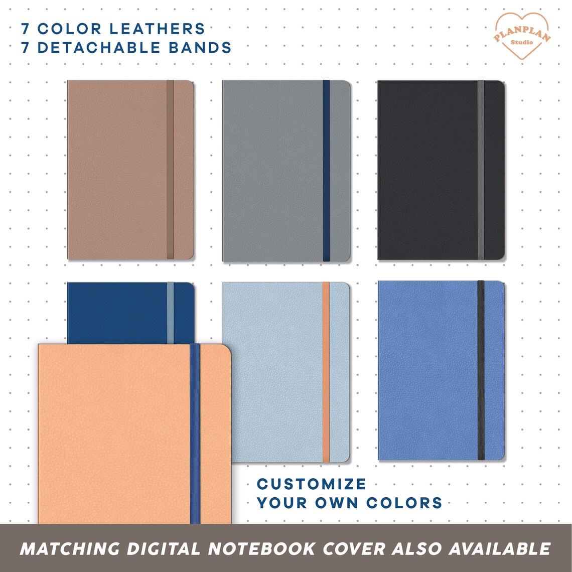 Digital Notebook Leather, Goodnotes Notebook, Goodnotes Digital Planner ...