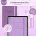 Lavender Digital Planner Purple Basic Color iPad Planner - Etsy