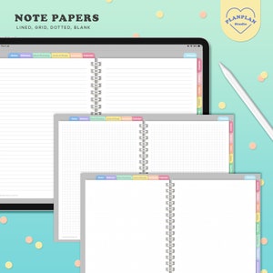 Homeschool Digital Planner in Pastels, Learning at Home Digital Planner ...