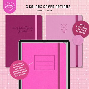 Basic Pink Digital Planner, Magenta Color iPad Planner, Fuschia Undated ...