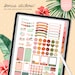 Undated Digital Planner Tropical Digital Life Planner Floral - Etsy