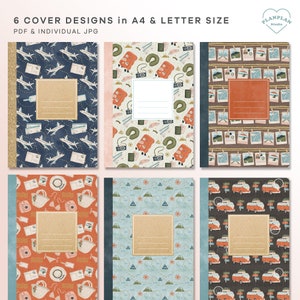 Time to Travel Digital Planner Cover, Travel Journal Notebook Cover ...