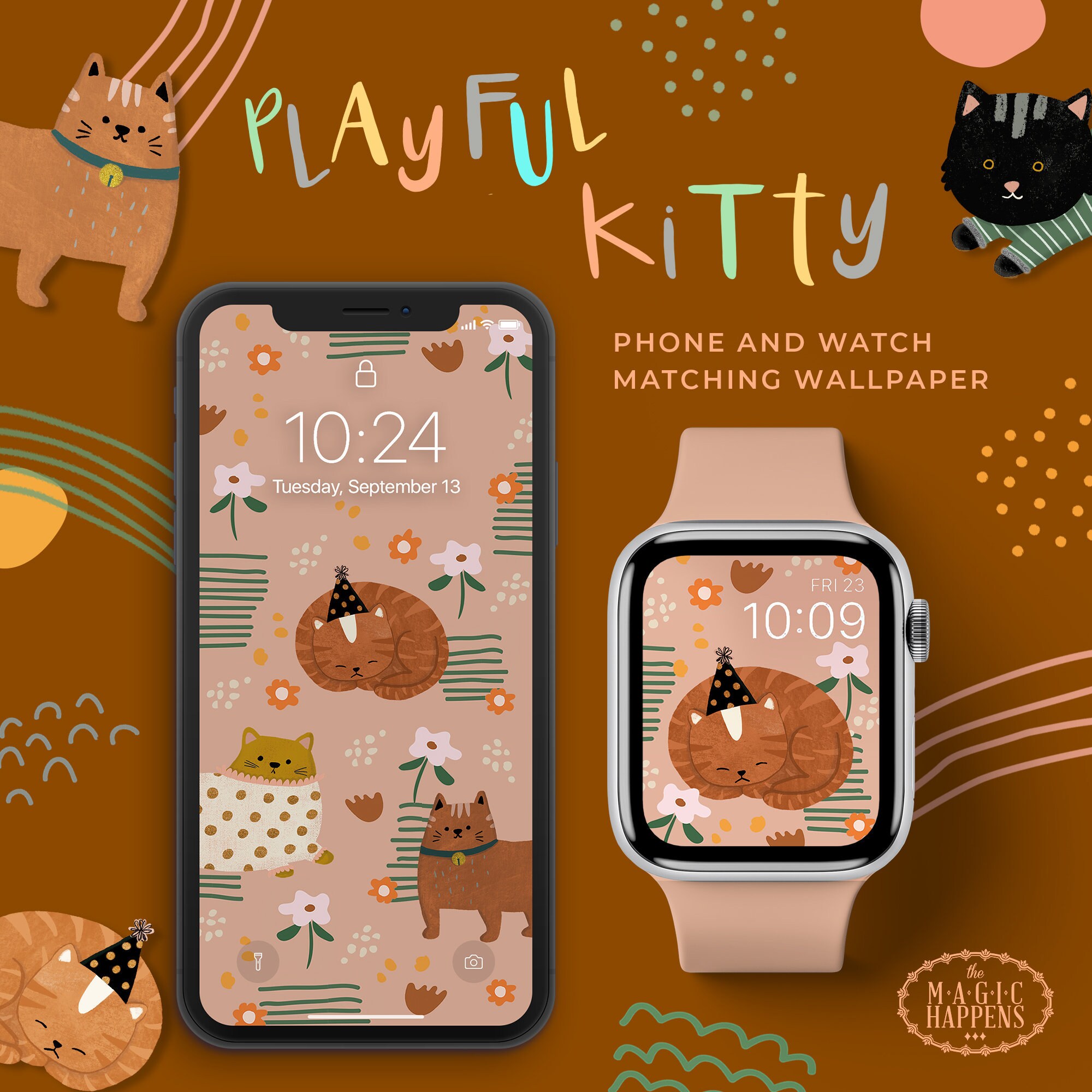 Cute Kitten Iphone Wallpaper