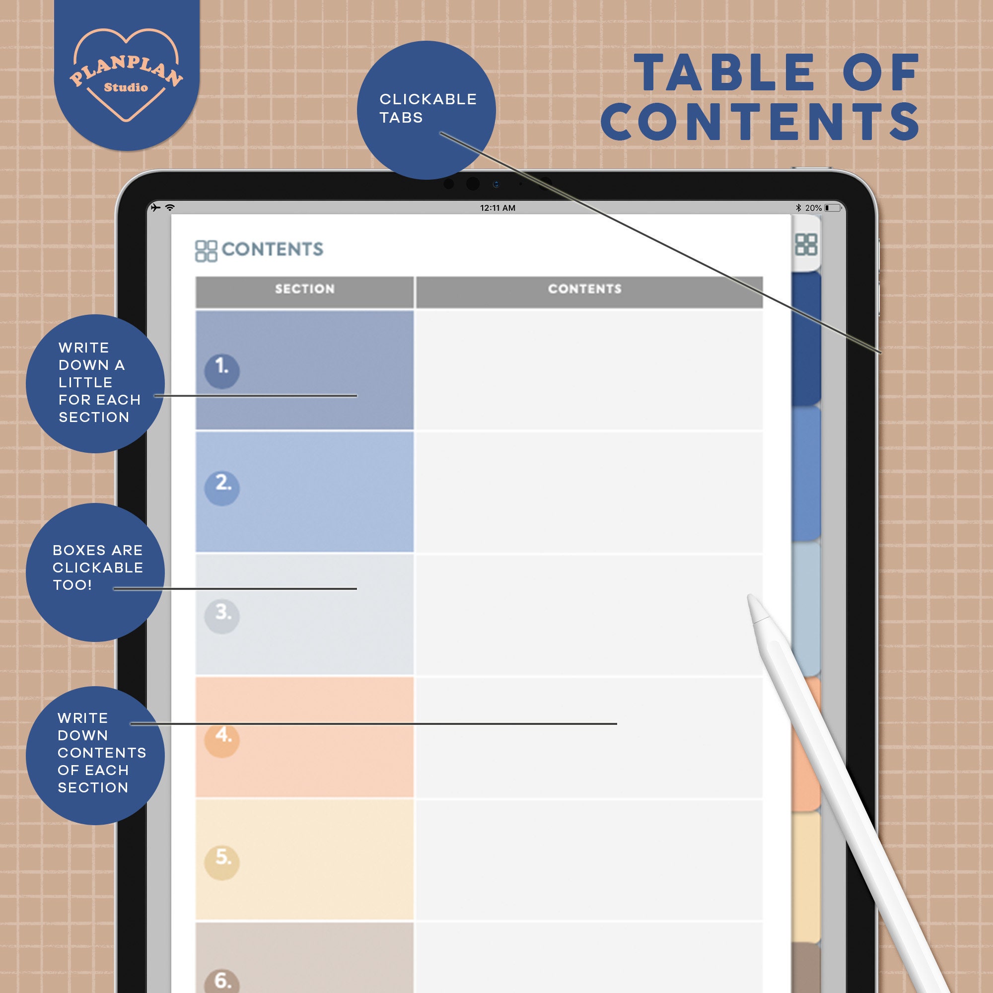 Digital Notebook Leather Goodnotes Notebook Goodnotes | Etsy