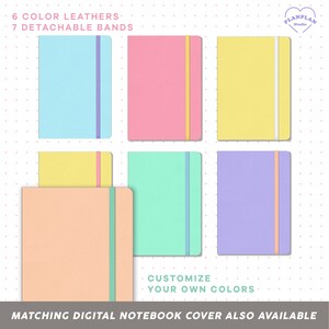 Pastel Digital Notebook Leather, Goodnotes Notebook, Goodnotes Digital ...