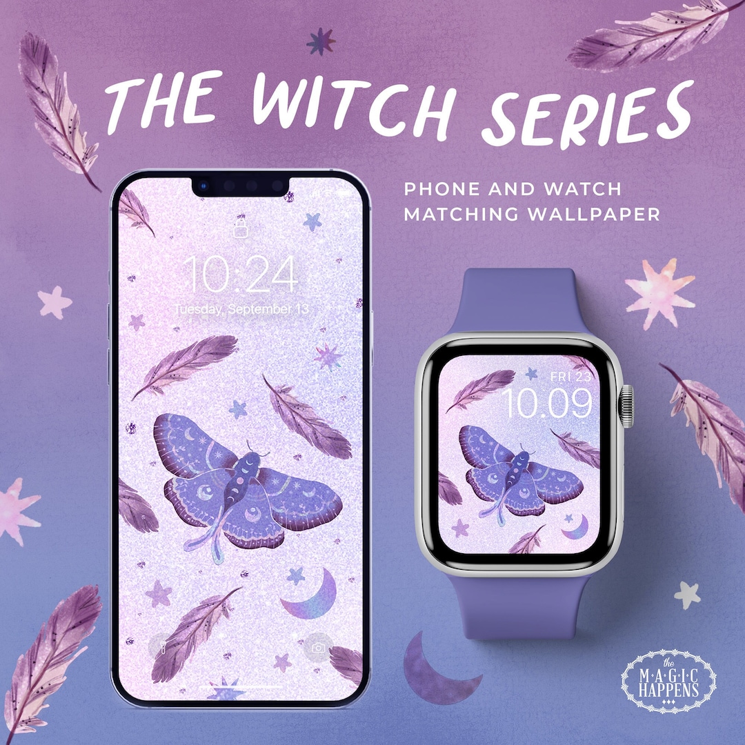 Halloween Witch Apple Watch Wallpaper, Boho Witch iPhone Wallpaper, the ...