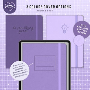 Basic Lilac Digital Planner, Purple Lavender Color iPad Planner ...