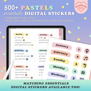 Digital Sticky Notes for Goodnotes, Bullet Journal, or Notebook ...
