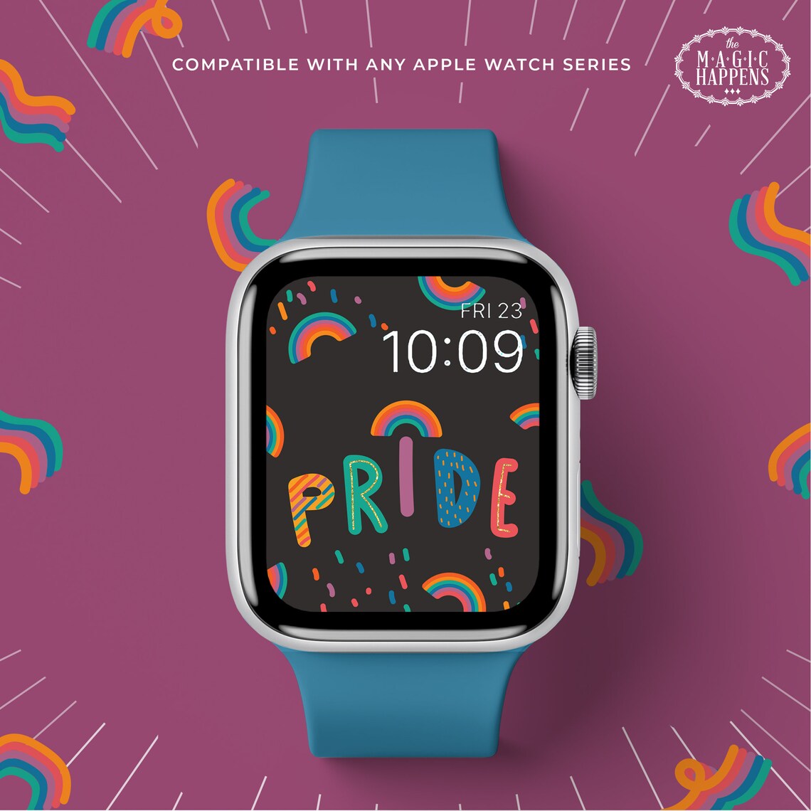 Pride Month Apple Watchface Gay Pride Apple Watch Wallpaper - Etsy