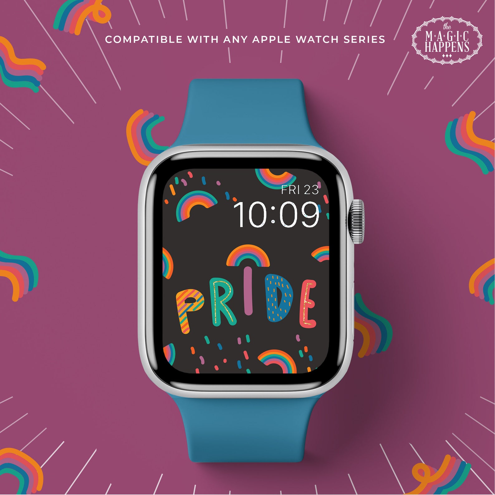 Pride Month Apple Watchface Gay Pride Apple Watch Wallpaper - Etsy