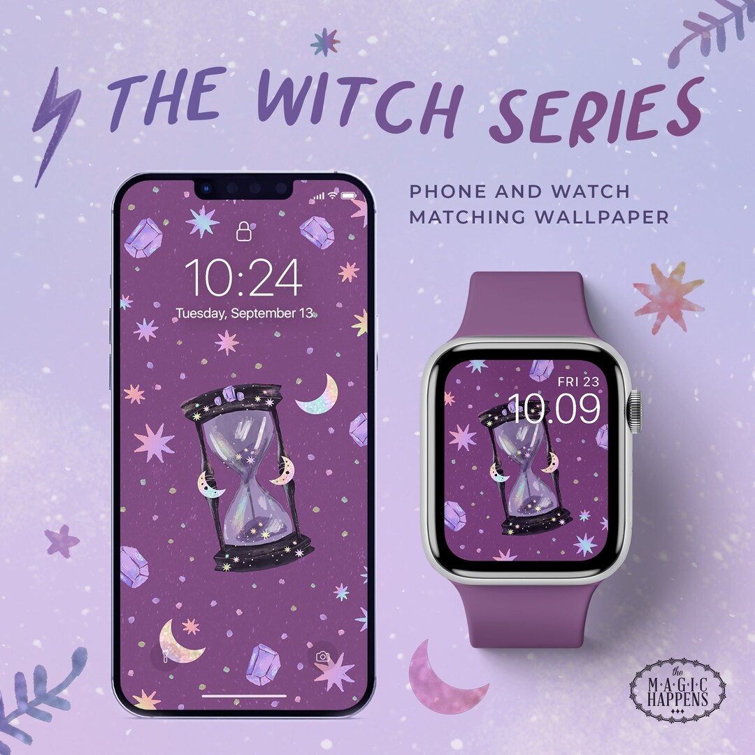 Halloween Witch Apple Watch Wallpaper, Boho Witch iPhone Wallpaper, the ...