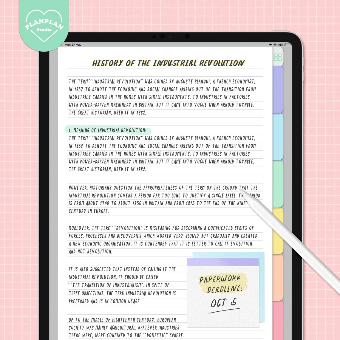 Digital Notebook Pastel Goodnotes Notebook Goodnotes | Etsy