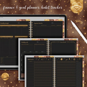 Celestial Digital Planner, iPad Planner, Goodnotes Planner in Cosmic ...