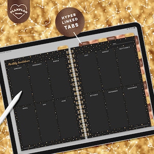 Celestial Digital Planner, iPad Planner, Goodnotes Planner in Cosmic ...