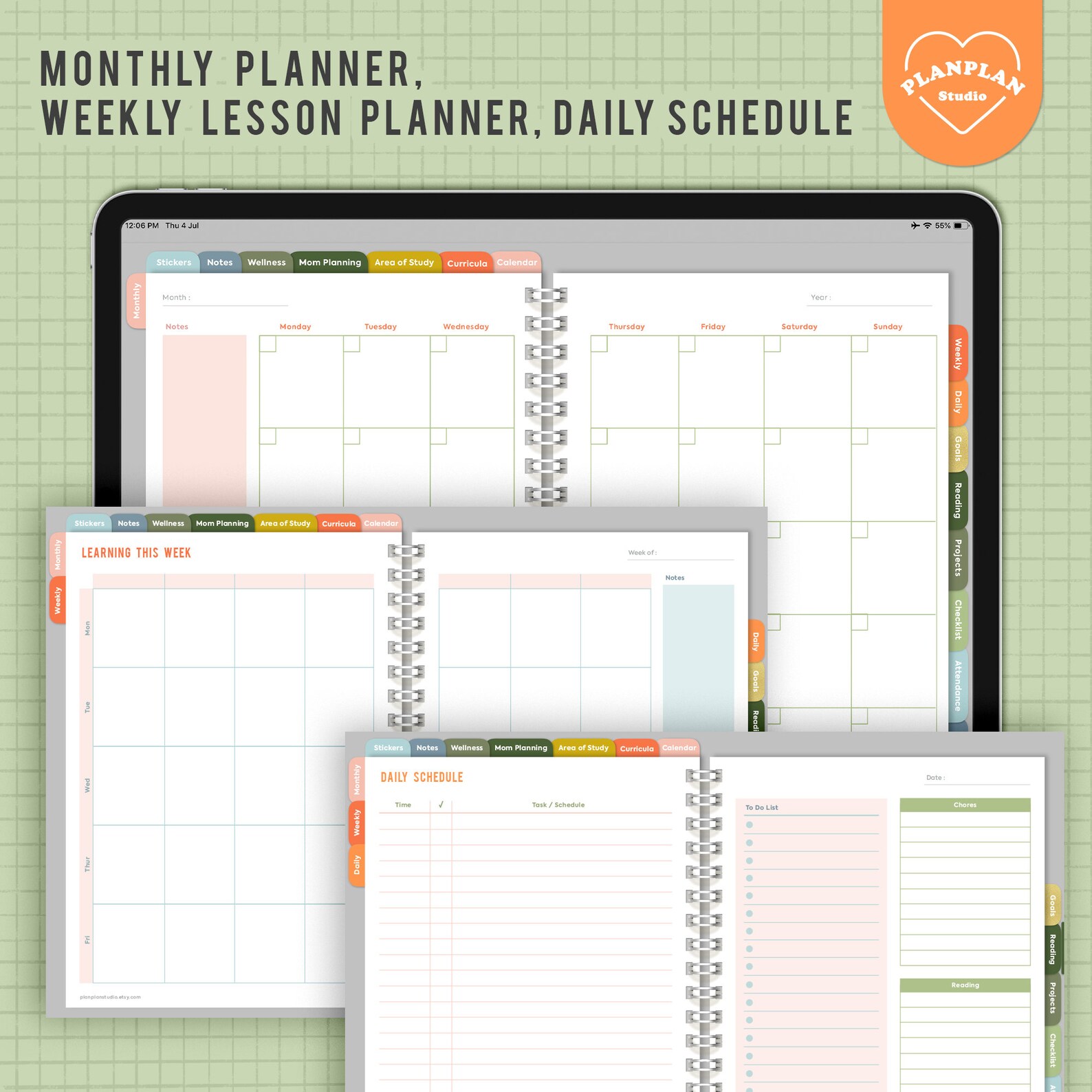 Homeschool Digital Planner Learning at Home Digital Planner - Etsy