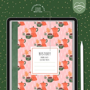 Christmas Digital Planner Cover, Warm Christmas Notebook Cover for ...